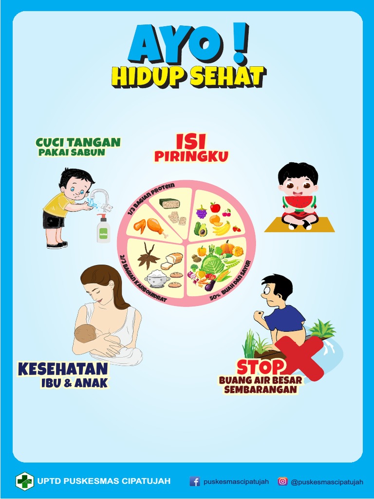Ayo Hidup Sehat Poster | PDF