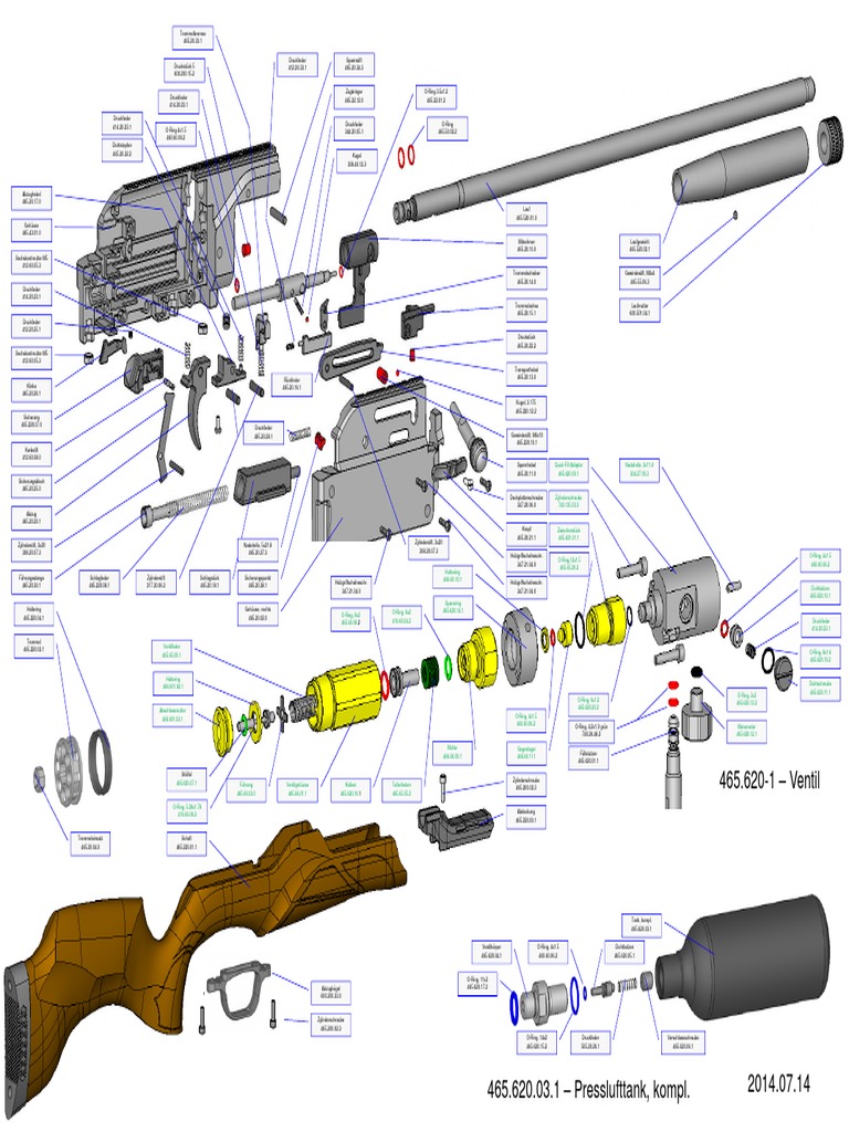 Walther Rotex RM8 Parts Diagram | PDF
