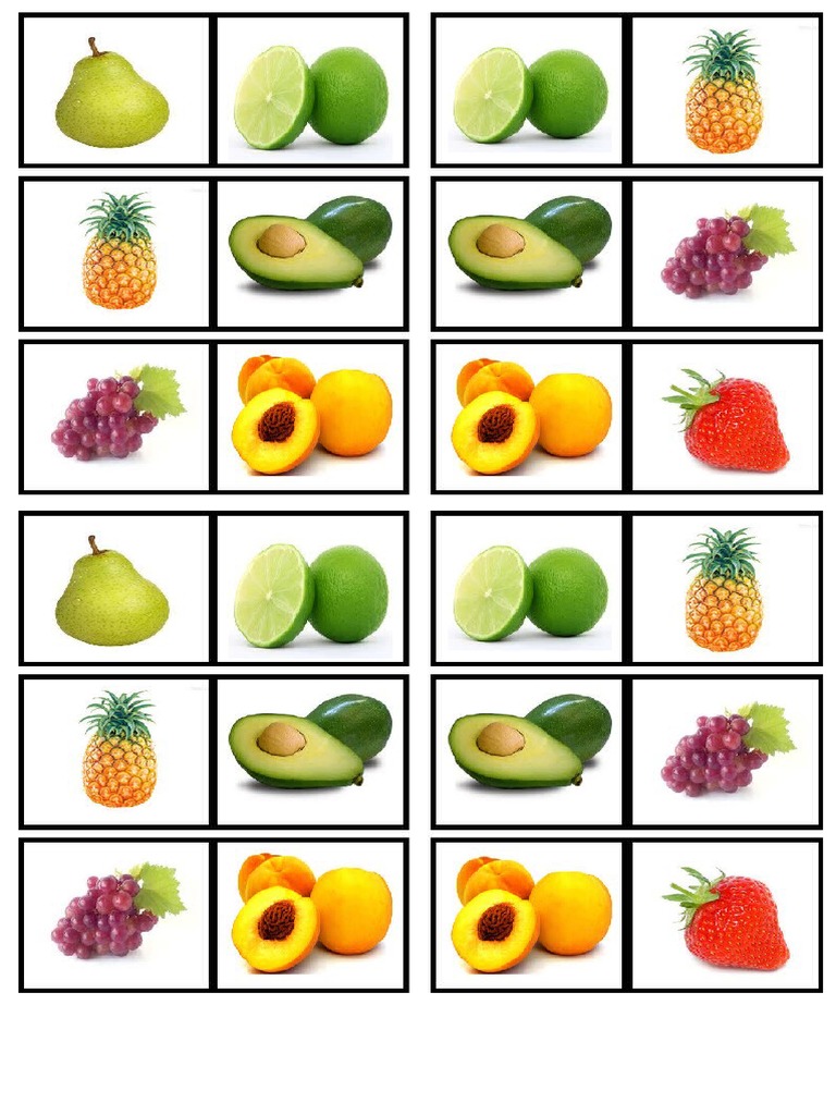 Domino de Frutas | PDF