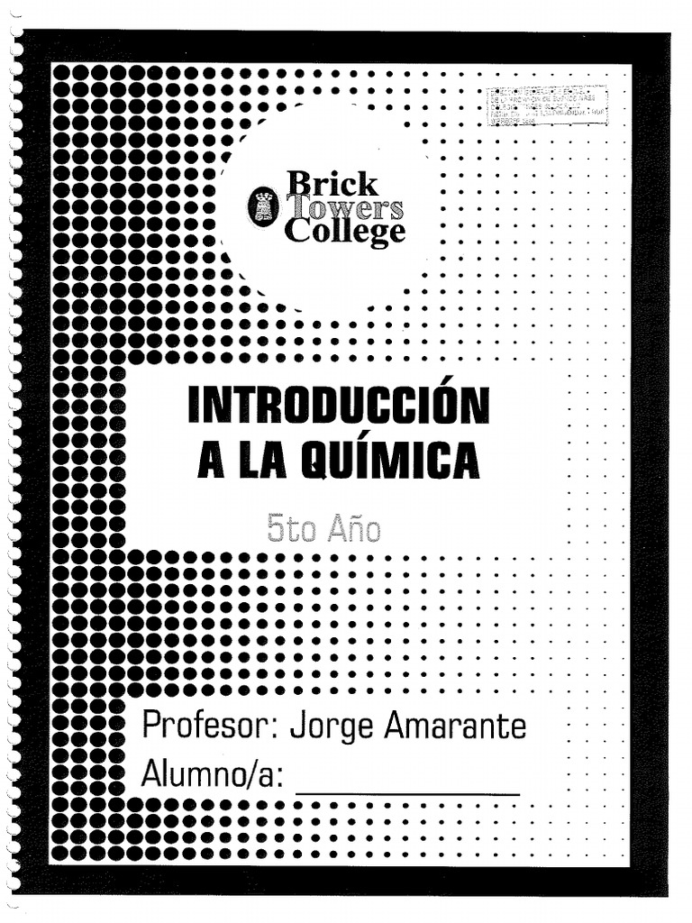 Introducción A La Química - 5to Año | PDF