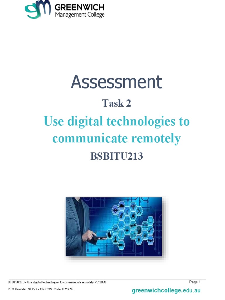 Assessment Task 2 - BSBITU213 | PDF | Gmail | Computer File