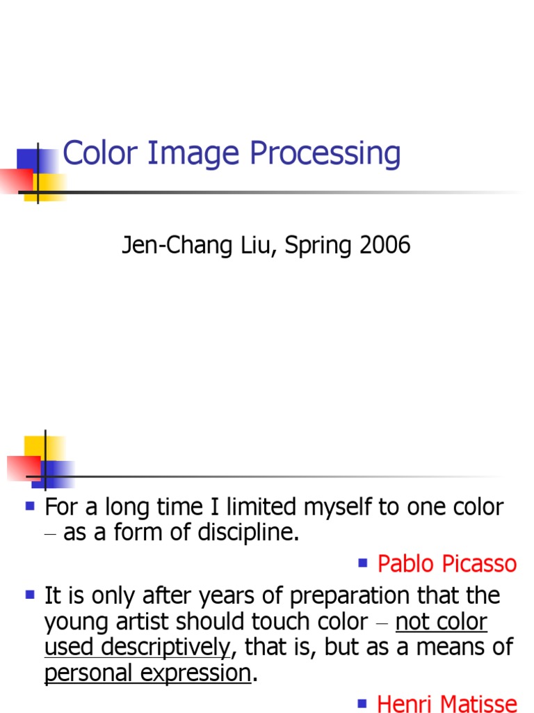 Color Image Processing | PDF | Rgb Color Model | Color