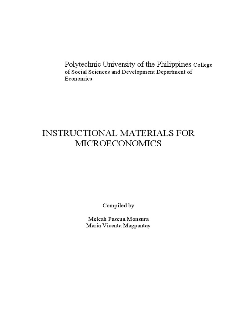 Microeconomics Chapter 2 | PDF | Supply And Demand | Supply (Economics)