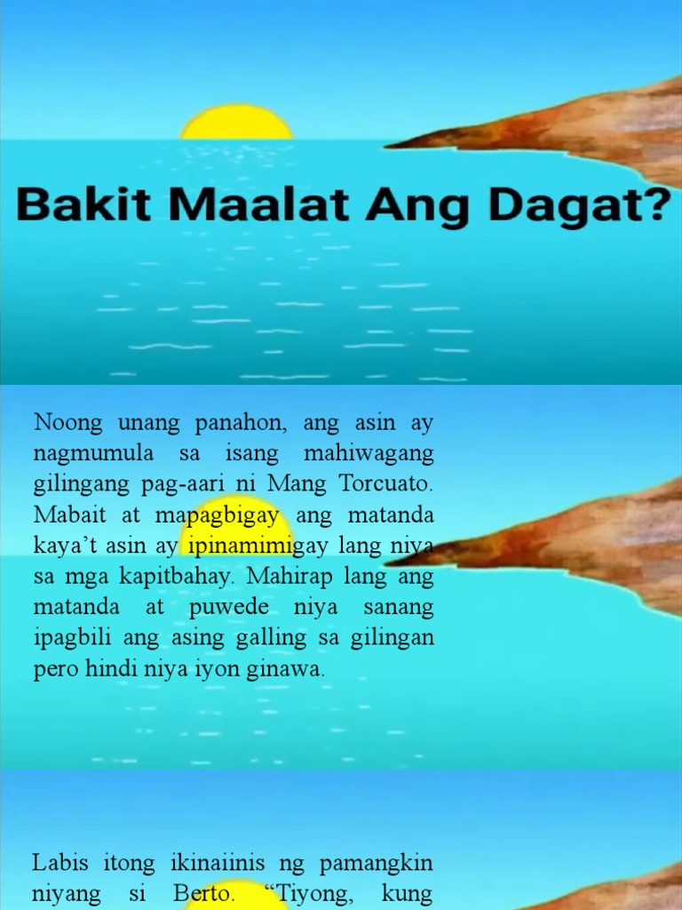 Bakit Maalat Ang Dagat | PDF