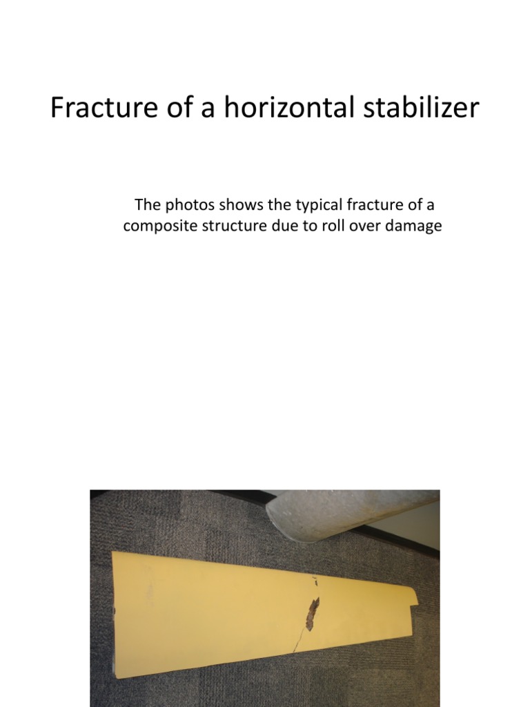 Fracture of A Horizontal Stabilizer | PDF