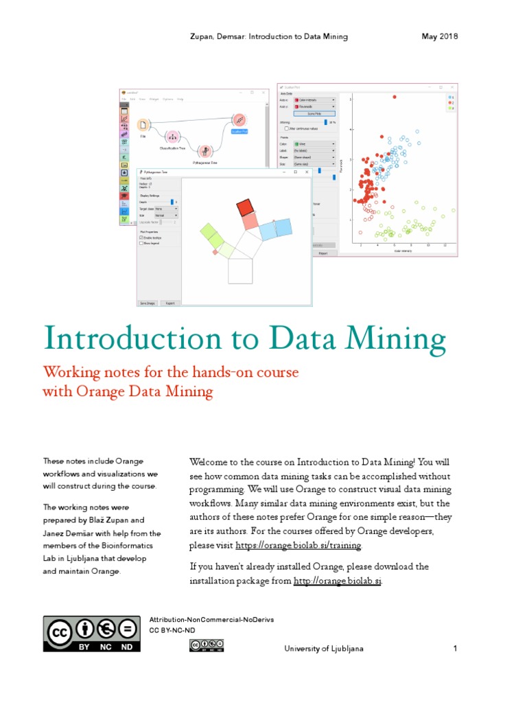 Introduction To Data Mining Using Orange | PDF | Cross Validation ...
