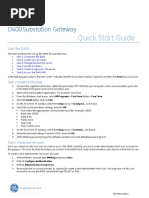 SCADA System (RTU) D20MX Substation Controller Instruction Manual | PDF ...