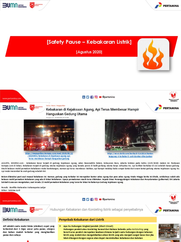 Safety Pause - Kebakaran Rev.01 | PDF