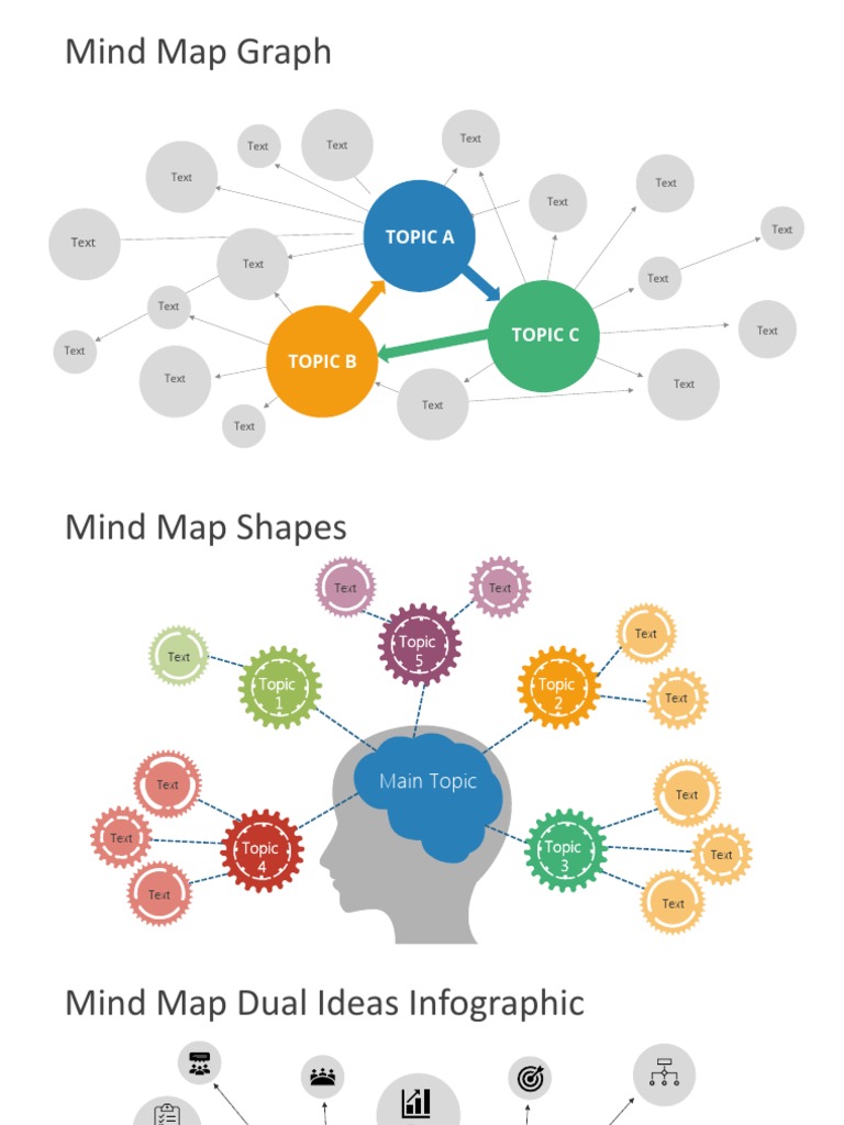 FF0291 01 Free Mind Map Powerpoint Diagram 16x9 | PDF | Graph Theory ...