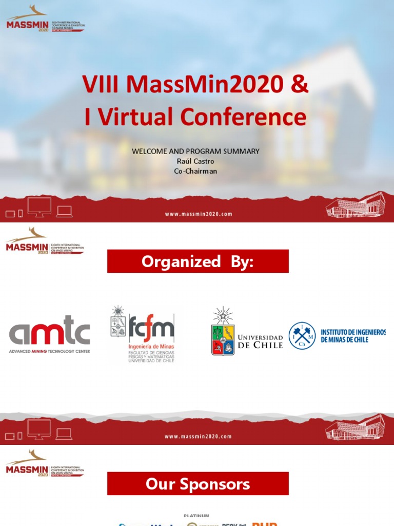 MassMin2020 Virtual Conference Overview | PDF | Mining | Computer Network
