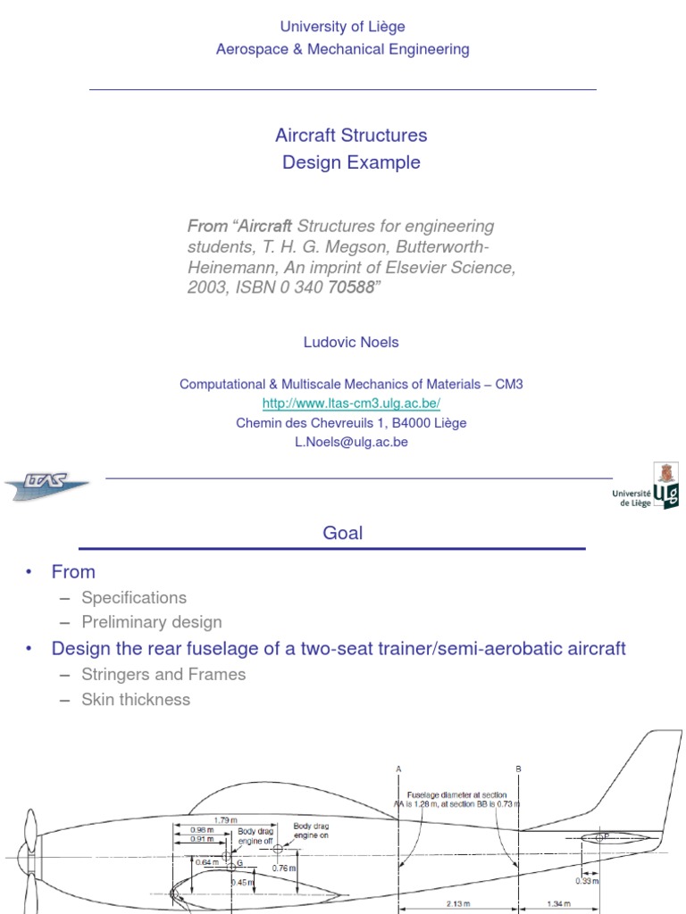 Struct Aero Design Example | Download Free PDF | Flight Dynamics (Fixed ...
