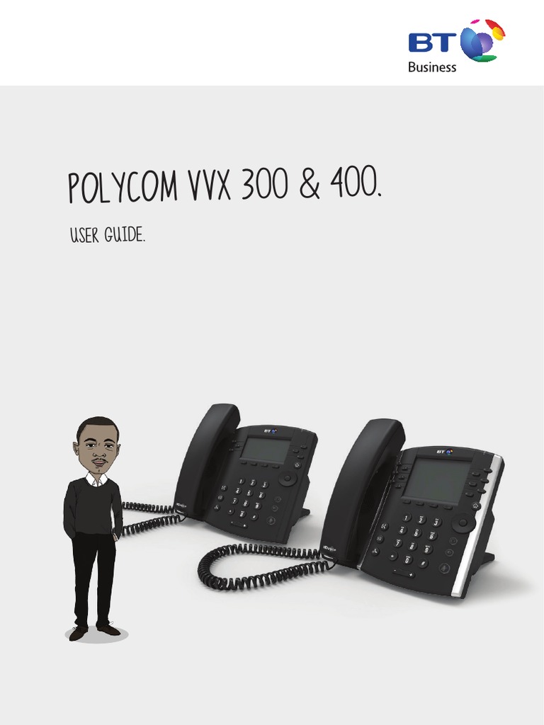 POLYCOM VVX 300 & 400.: User Guide | PDF | Telephone | Voicemail