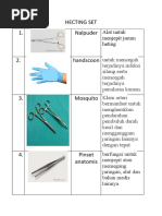 Alat Partus Set dan Fungsinya | PDF