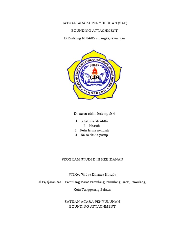 Penyuluhan Bounding Attachment Ibu dan Bayi | PDF | Karier ...