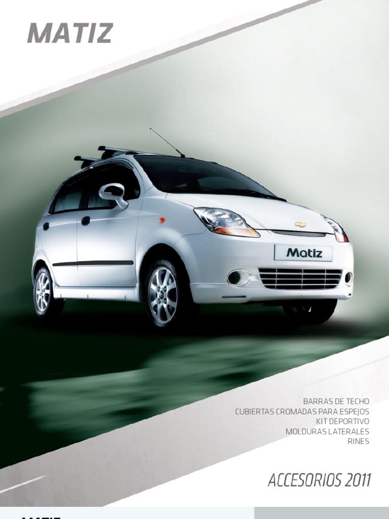 Accesorios Chevrolet Matiz 2011 | PDF | Bluetooth | Control remoto