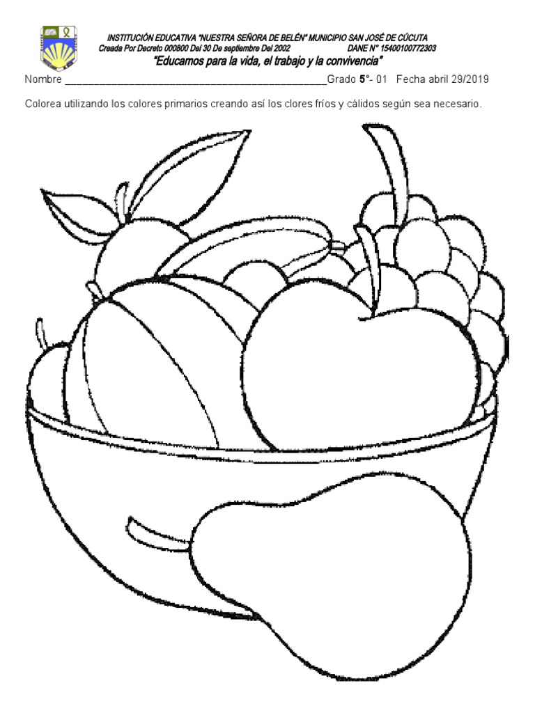 Frutero Colores Palidos Pdf