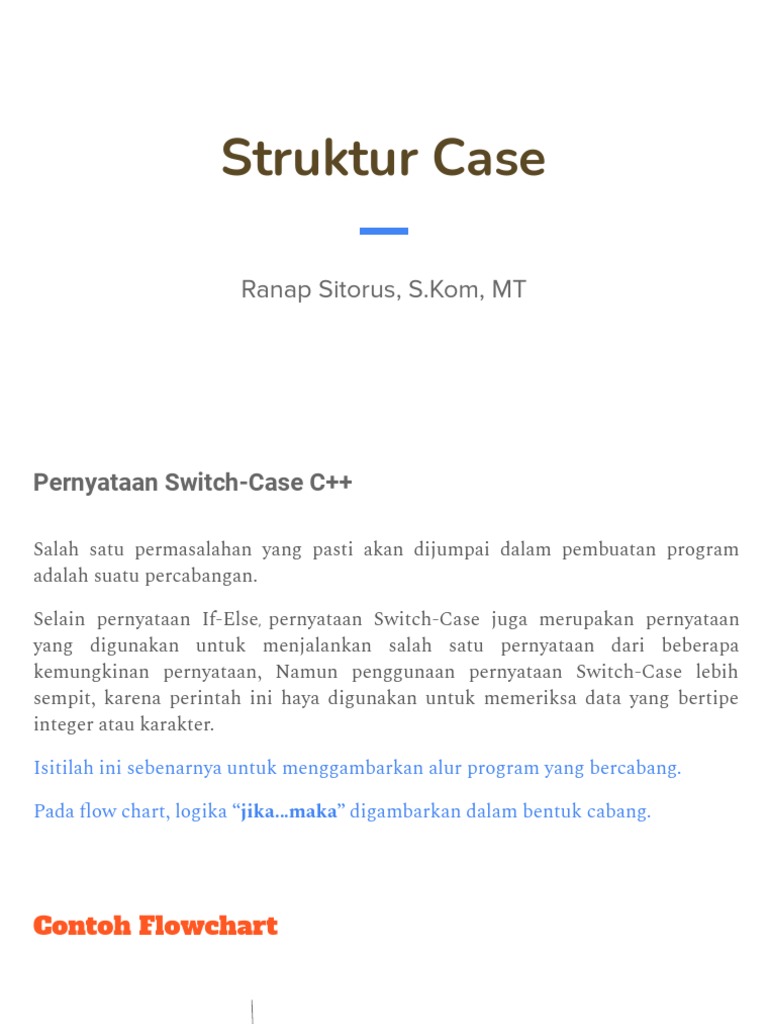 Struktur Case | PDF
