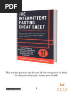 Dr. Mindy - Fasting Cheat Sheet | PDF | Fasting