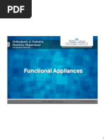 Fixed Functional Appliance | PDF | Orthodontics | Dentistry Branches