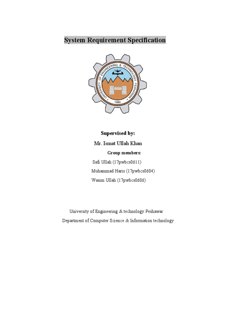 System Requirement Specification | PDF | Databases | Php