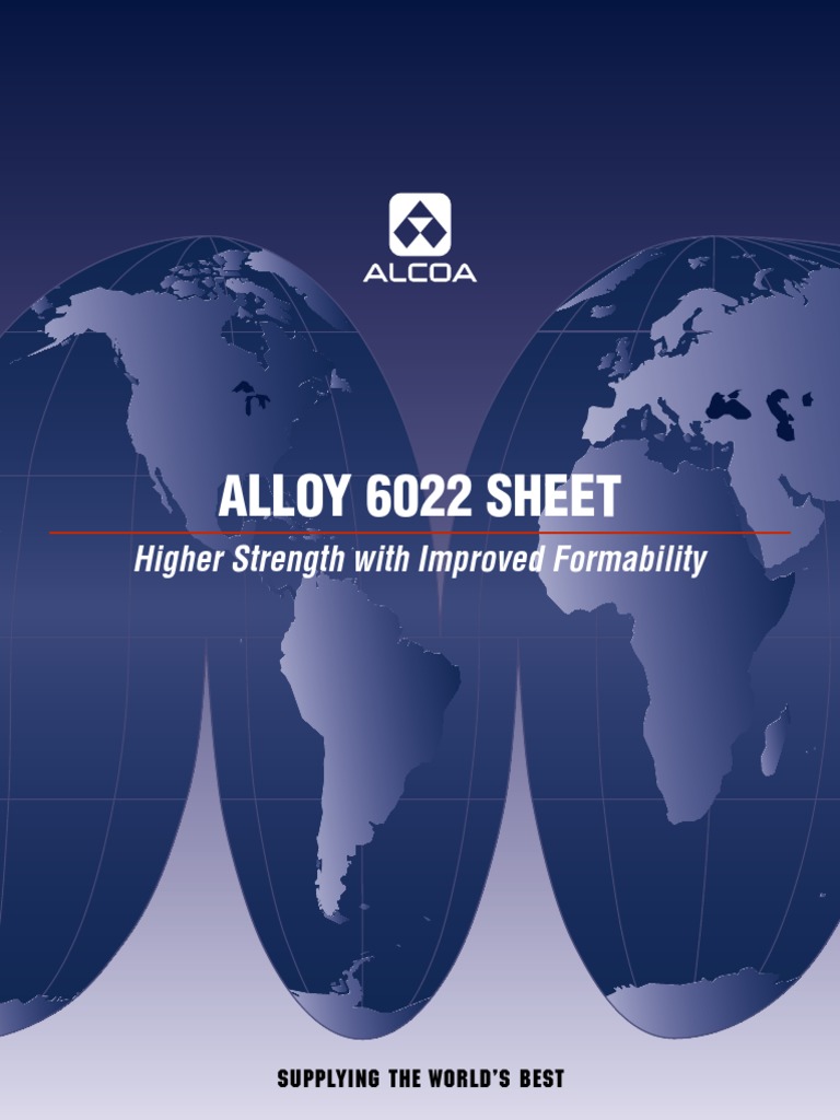 Alloy 6022 Sheet: Higher Strength With Improved Formability | PDF ...