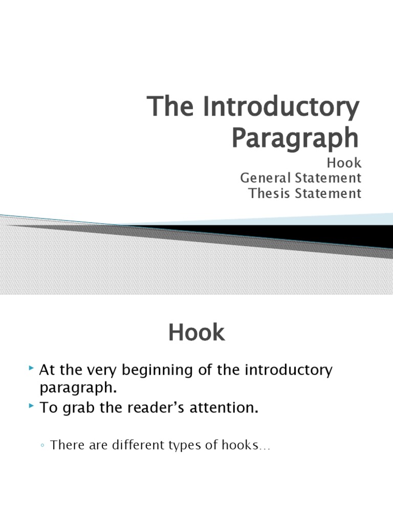 Writing An Introductory Paragraph | PDF | Essays | Homeschooling