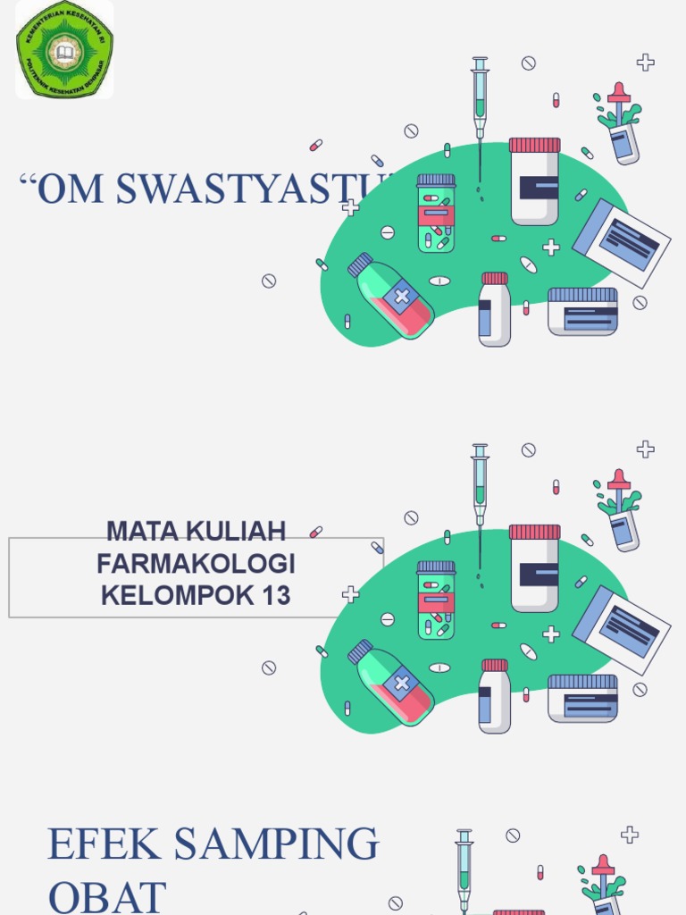 Efek Samping Obat Atau Bahaya Penggunaan Obat Pada Pasien | PDF
