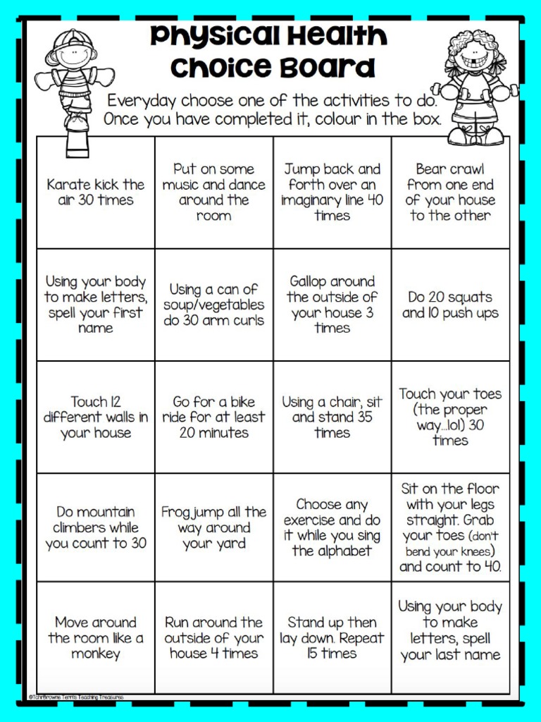 Pe Choice Board | PDF