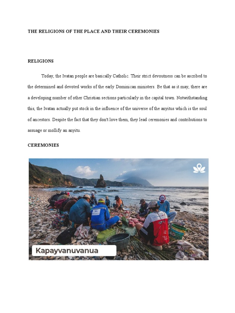 The Religions of The Place and Their Ceremonies | PDF