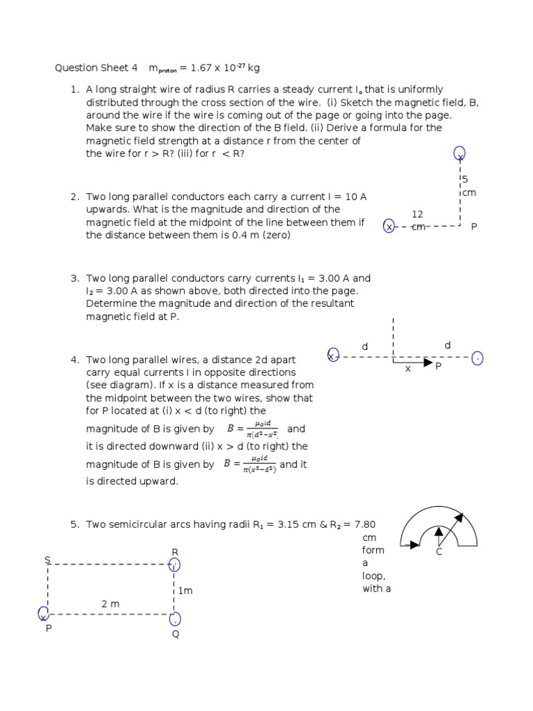 University Physics Electricity Question | PDF | Electronvolt | Magnetic ...