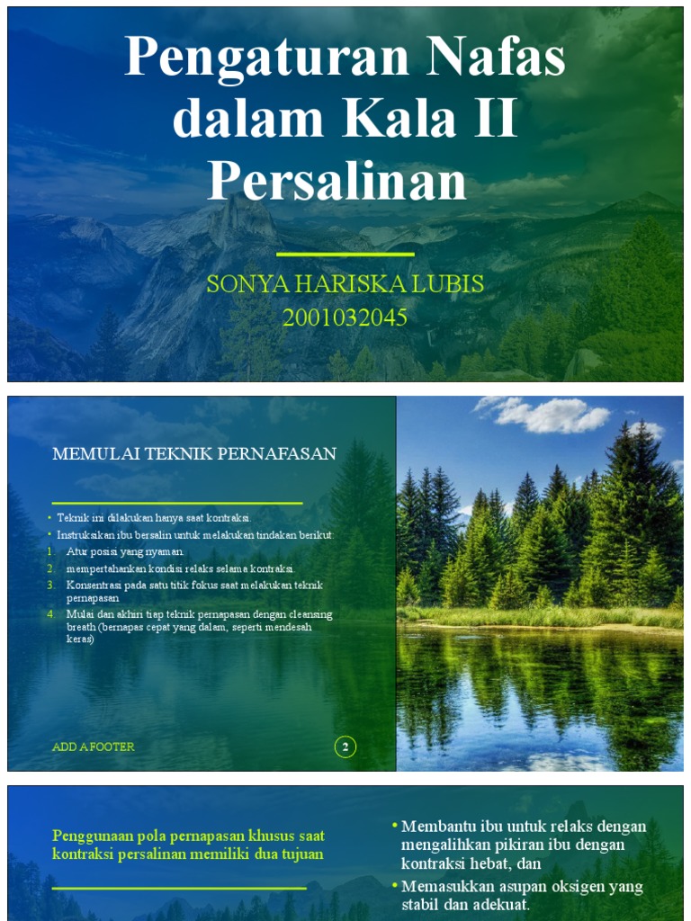 Pengaturan Nafas Dalam Kala II Persalinan | PDF