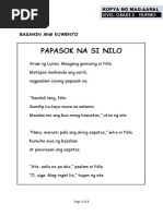 Reading Comprehension Worksheets Filipino For Grade 2 | PDF