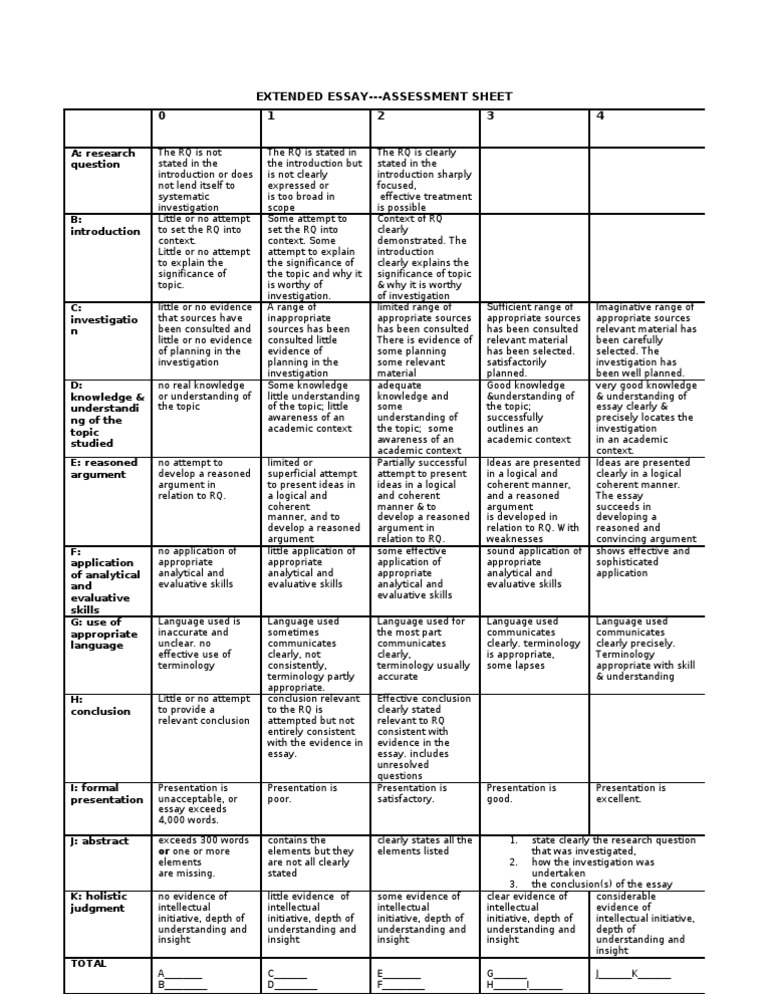 Ee-Assessment-Sheet (Repaired) | PDF | Argument | Essays