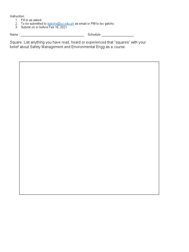 Activity 1 Setting Expectations | PDF | Career & Growth | Computers