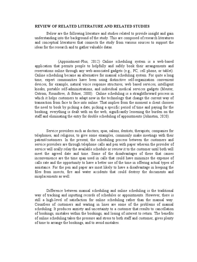 Review of Related Literature and Related Studies | PDF | Computing ...