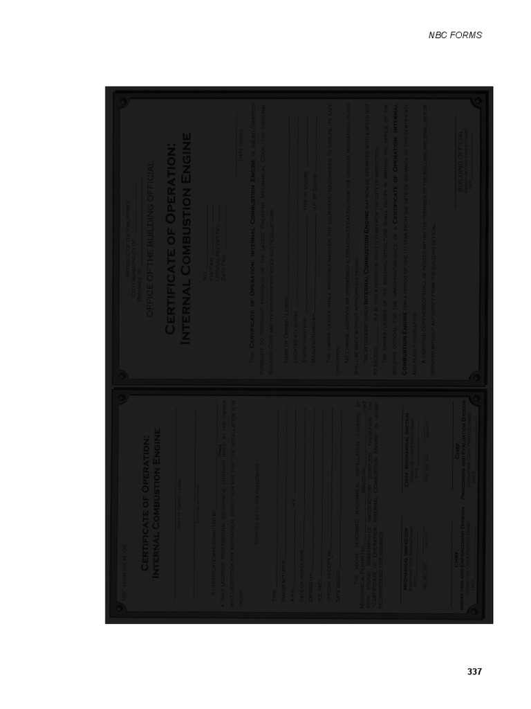 NBC FORMS - Part 14 (Book Format) | PDF