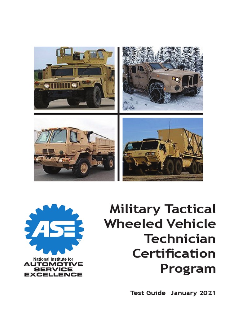Military Tactical Wheeled Vehicle Technician Certification Program ...