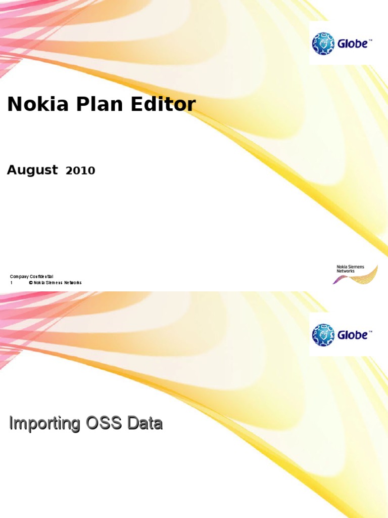 Nokia Plan Editor | PDF | Information Retrieval | Data