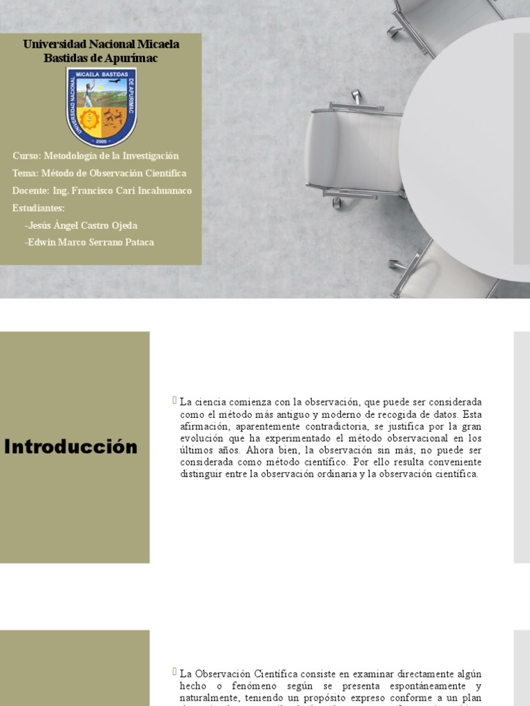 Observación Científica: Guía Básica | PDF | Método científico | Observación