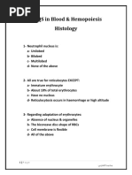 Haematology Question Bank | PDF | Blood Cell | Coagulation