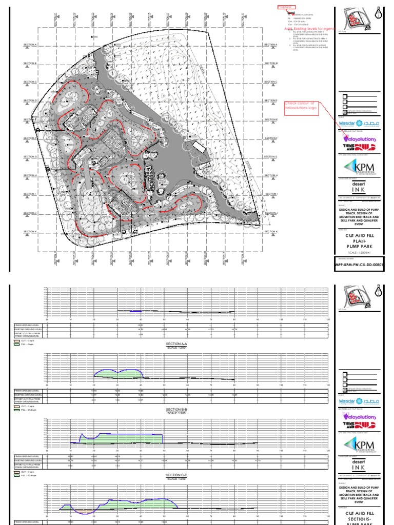 Cut and Fill Plan-Pump Park: Add Existing Levels To Legend | PDF