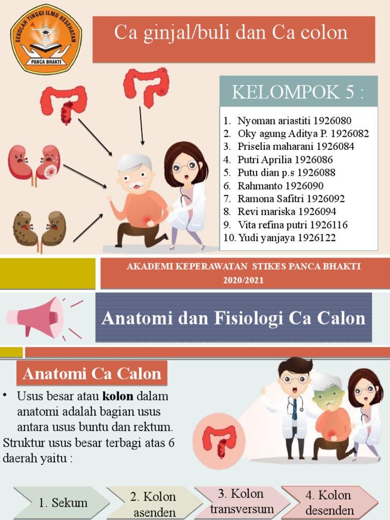 KMB KEL 5 Ca Ginjal Buli-Buli Dan Ca Colon-1 | PDF
