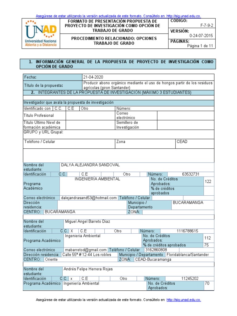 Presentación Propuesta de Proyecto de Investigación | PDF | Residuos | Vertedero