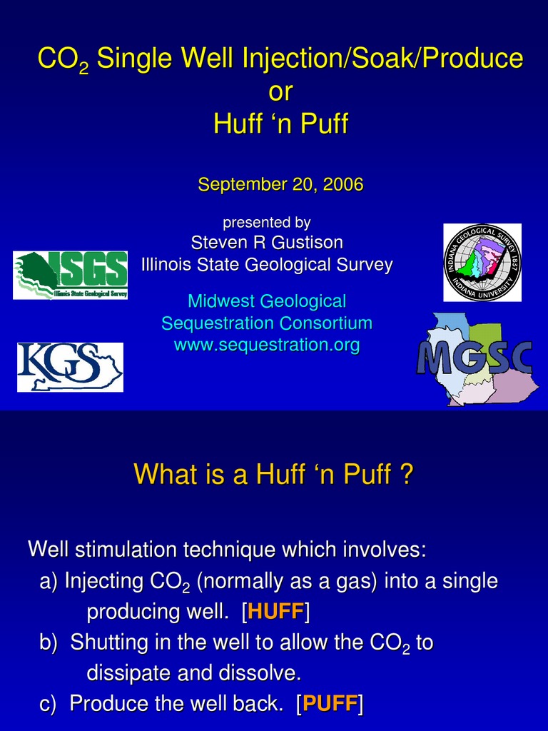 CO2 Huff N Puff | Carbon Dioxide | Carbon Sequestration