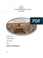 Agricultural Science - SBA MARKING SCHEME | PDF | Information | Data