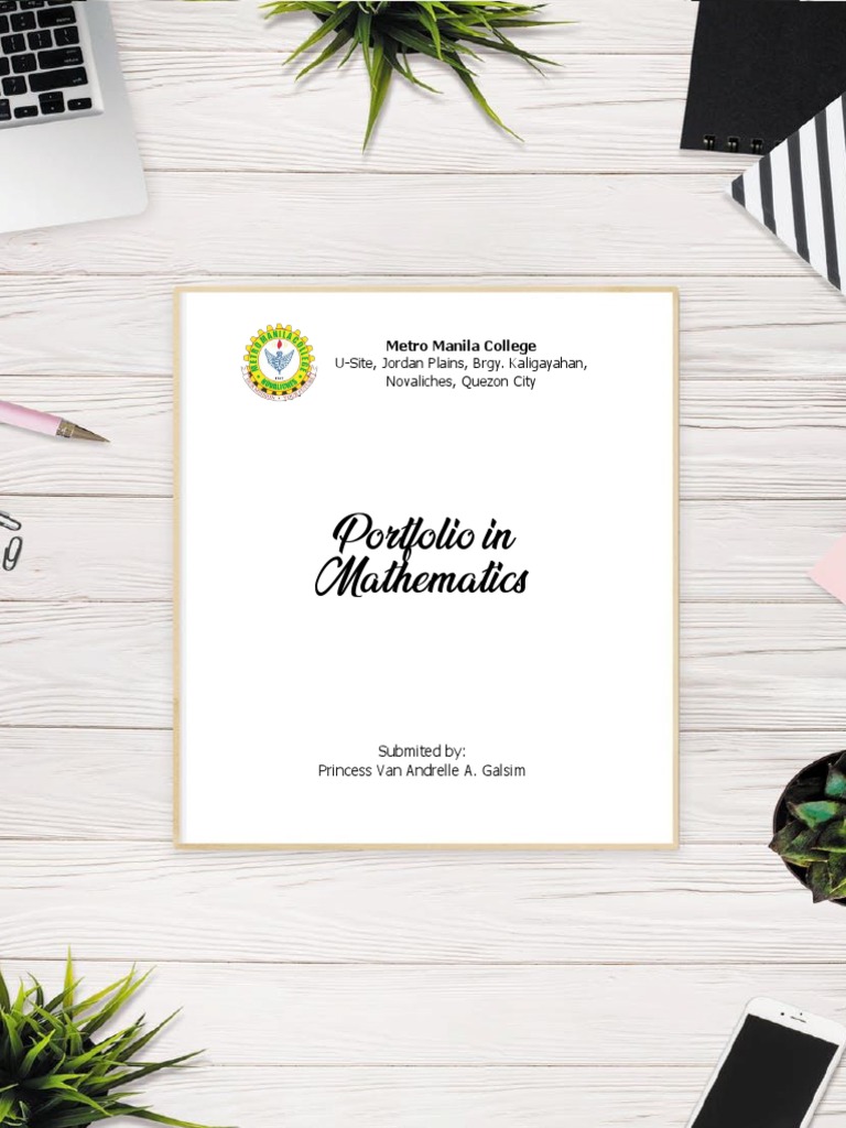 Portfolio in Mathematics | Download Free PDF | Teaching Mathematics ...