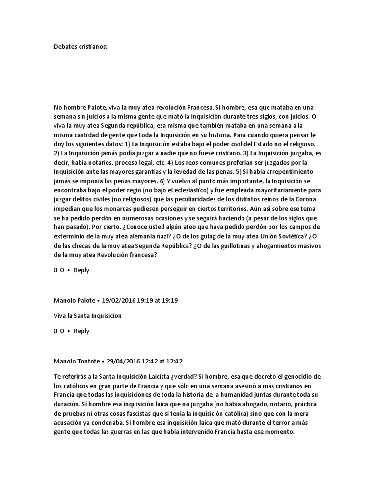 Debates Cristianos | PDF