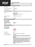 SDS Wash & Walk EcoLab | PDF | Toxicity | Personal Protective Equipment