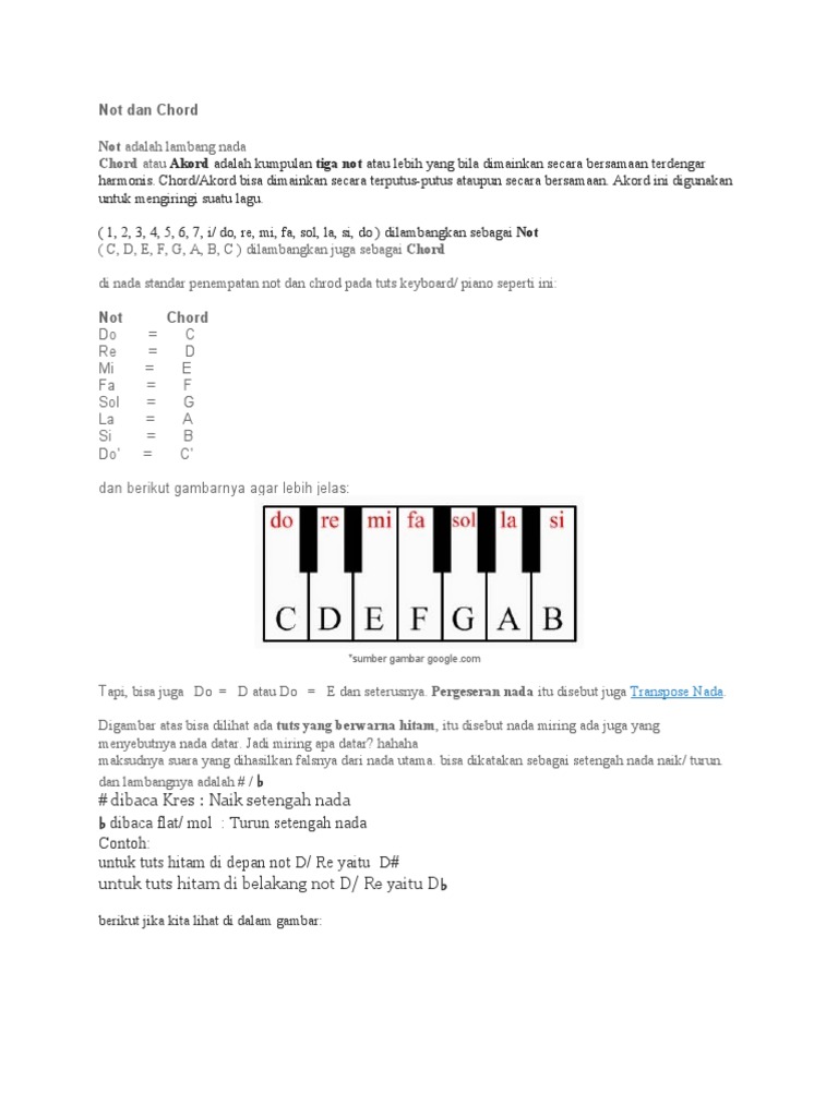 Not Dan Chord | PDF