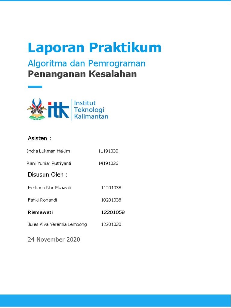 Penanganan Kesalahan Python: Praktikum Algoritma | PDF